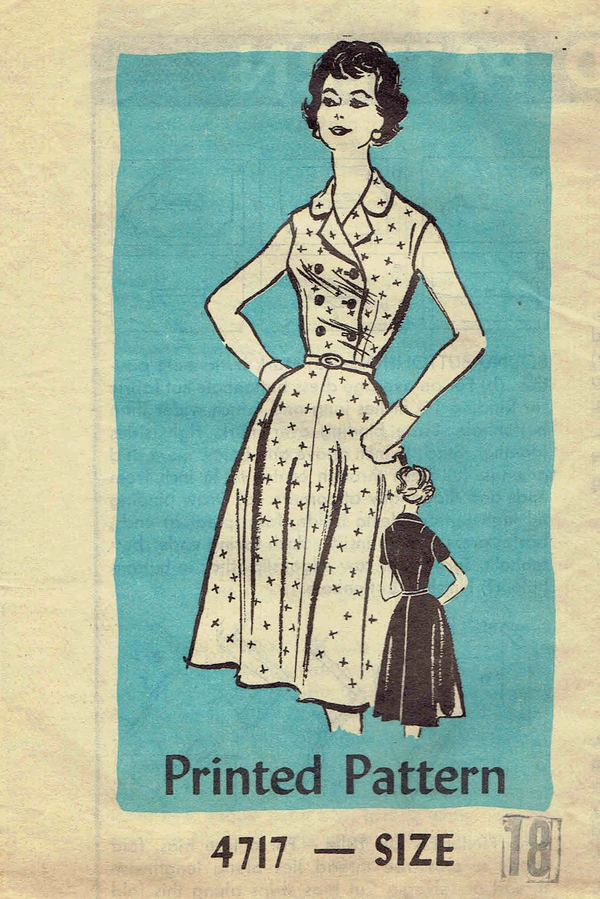 Anne Adams 4717 B | Vintage Sewing Patterns | Fandom