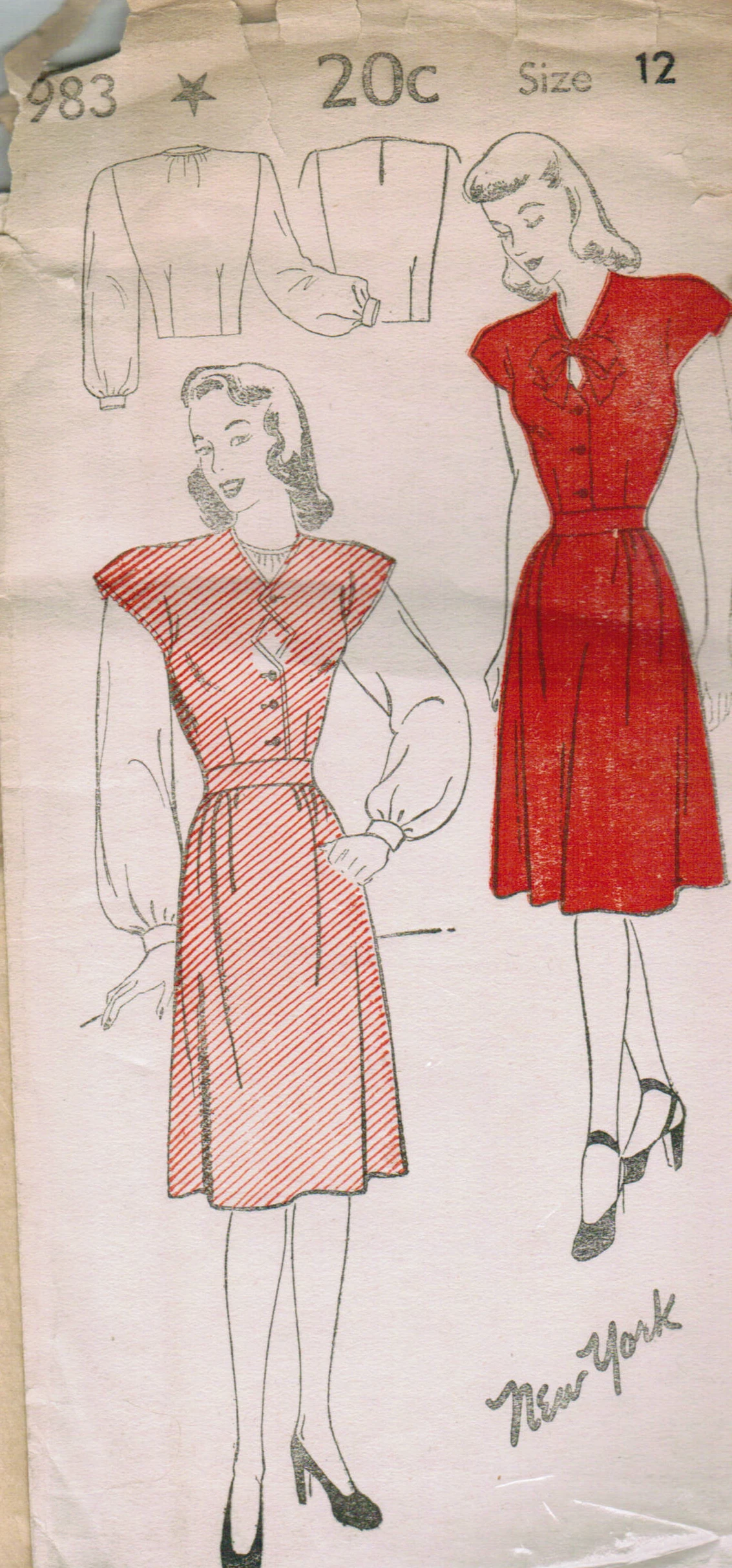 New York 983 | Vintage Sewing Patterns | Fandom