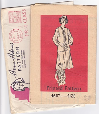 Anne Adams 4667 | Vintage Sewing Patterns | Fandom