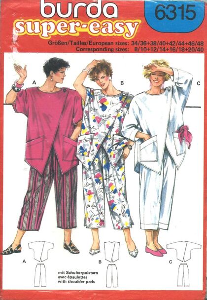 Burda 6315 | Vintage Sewing Patterns | Fandom