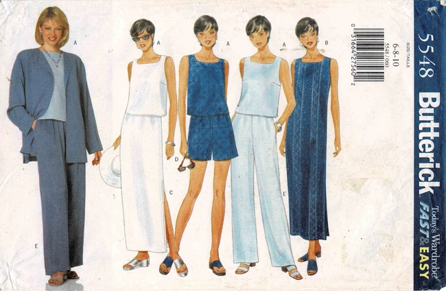 Butterick 5548 E | Vintage Sewing Patterns | Fandom