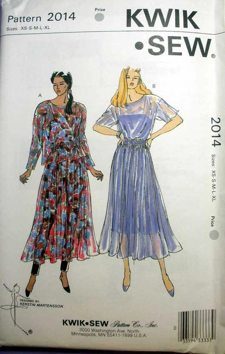 Kwik Sew 2014 | Vintage Sewing Patterns | Fandom