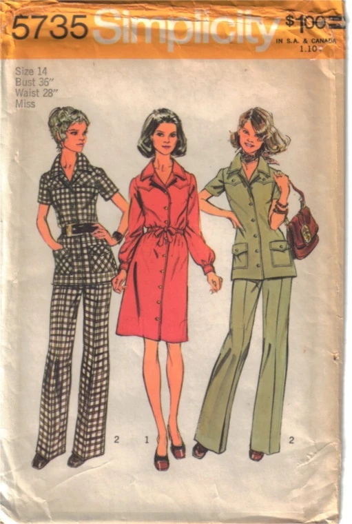 Simplicity 5735 | Vintage Sewing Patterns | Fandom