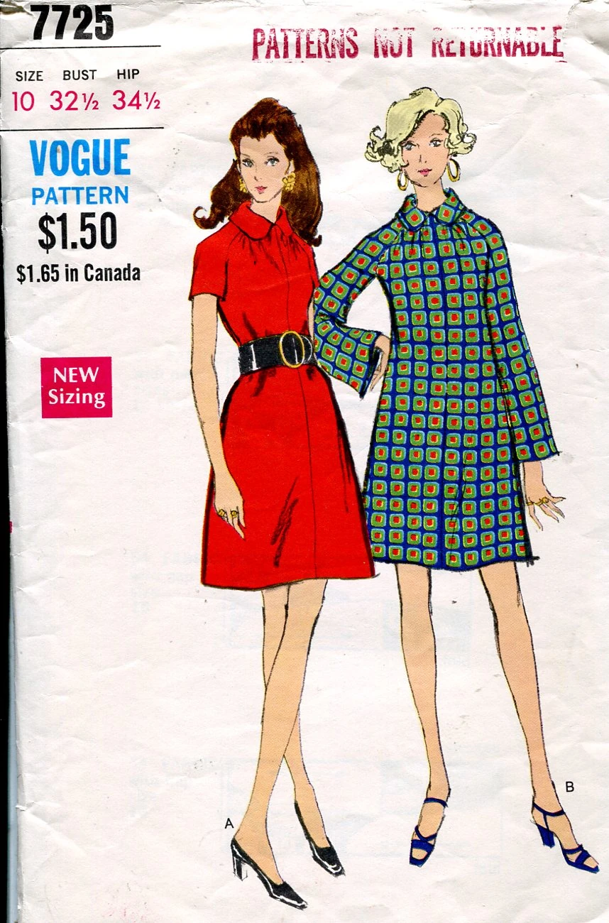 Vogue 7725 | Vintage Sewing Patterns | Fandom