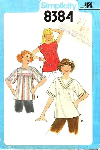 Simplicity 8384 A | Vintage Sewing Patterns | Fandom