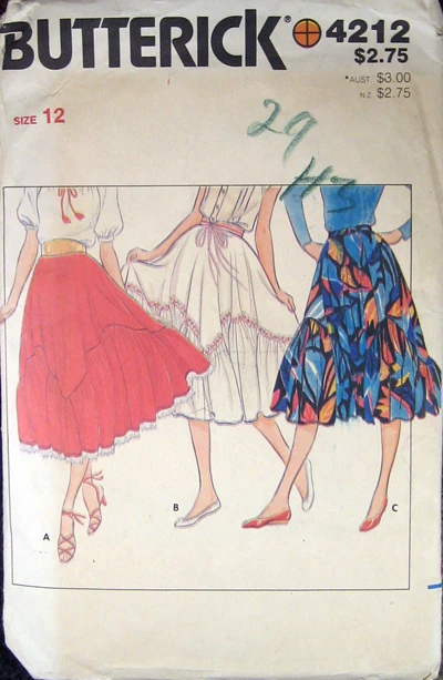 Butterick 4212 | Vintage Sewing Patterns | Fandom