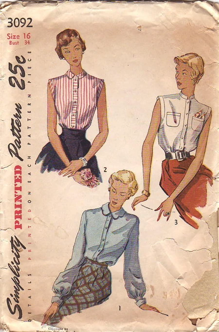 Simplicity 3092 | Vintage Sewing Patterns | Fandom