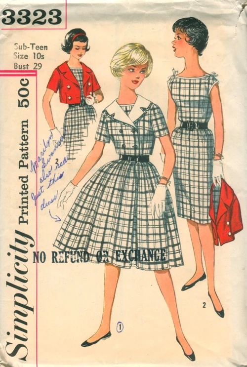 Simplicity 3323 | Vintage Sewing Patterns | Fandom