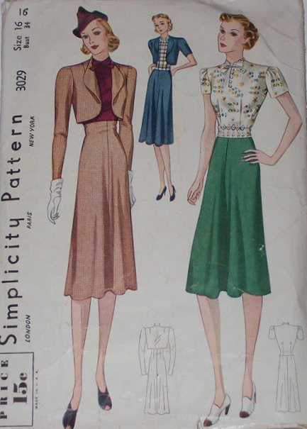 Simplicity 3029 | Vintage Sewing Patterns | Fandom