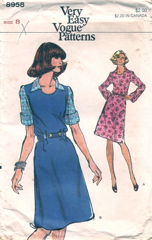 Vogue 8958 | Vintage Sewing Patterns | Fandom