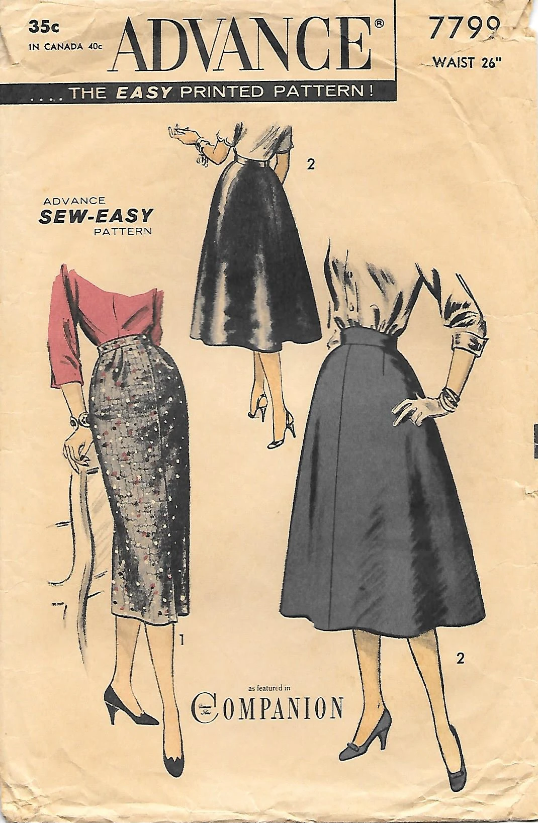 Advance 7799 | Vintage Sewing Patterns | Fandom
