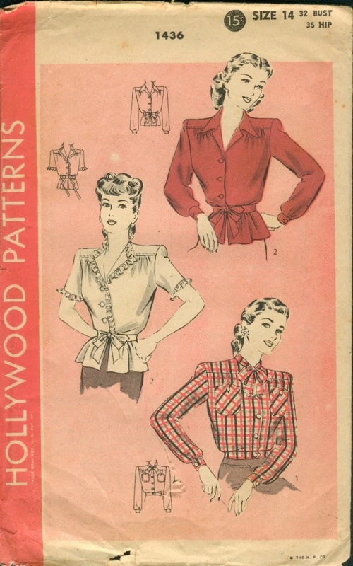 Hollywood 1436 | Vintage Sewing Patterns | Fandom