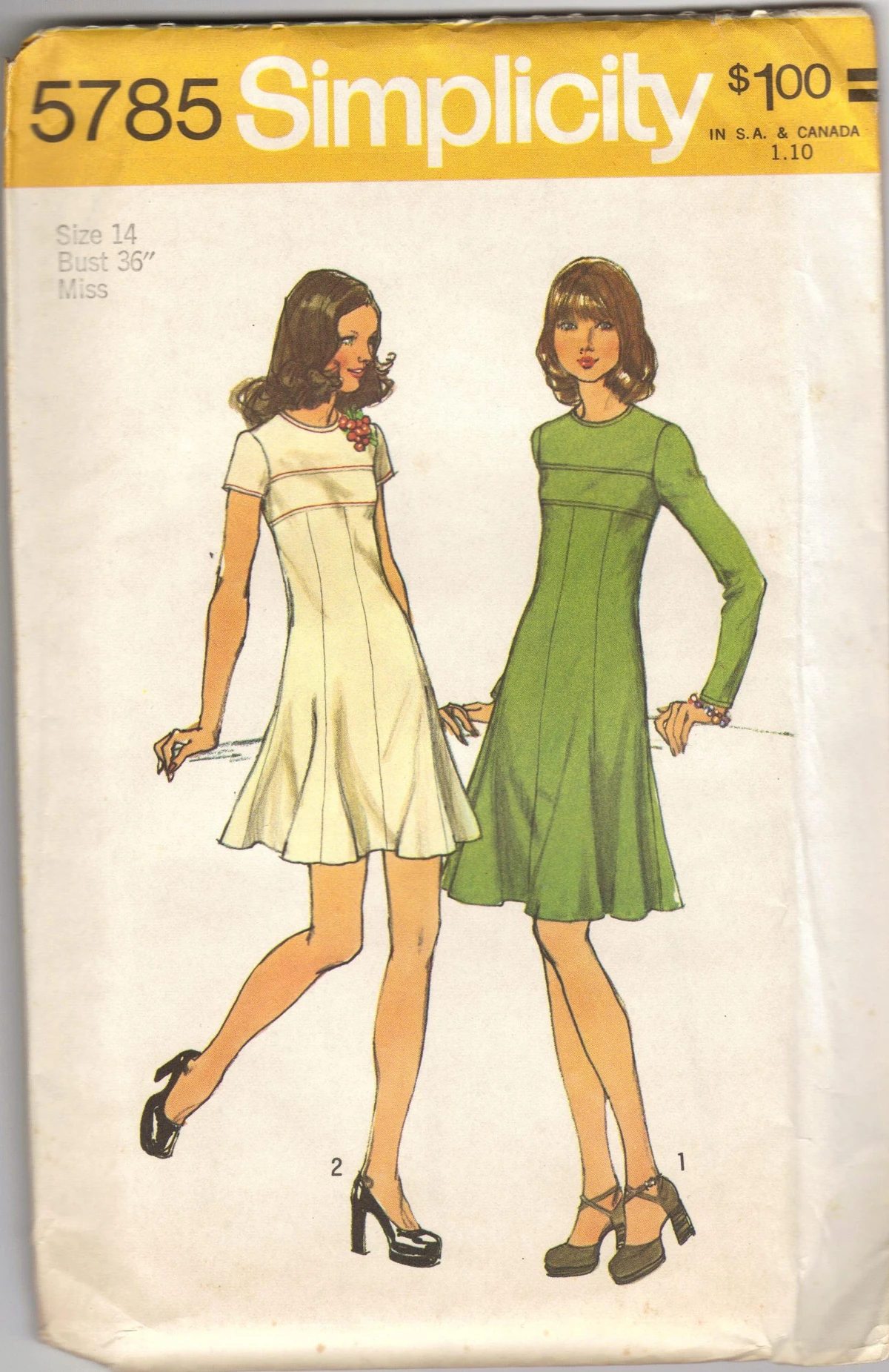 Simplicity 5785 A | Vintage Sewing Patterns | Fandom