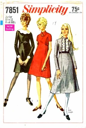 Simplicity 7851 A | Vintage Sewing Patterns | Fandom