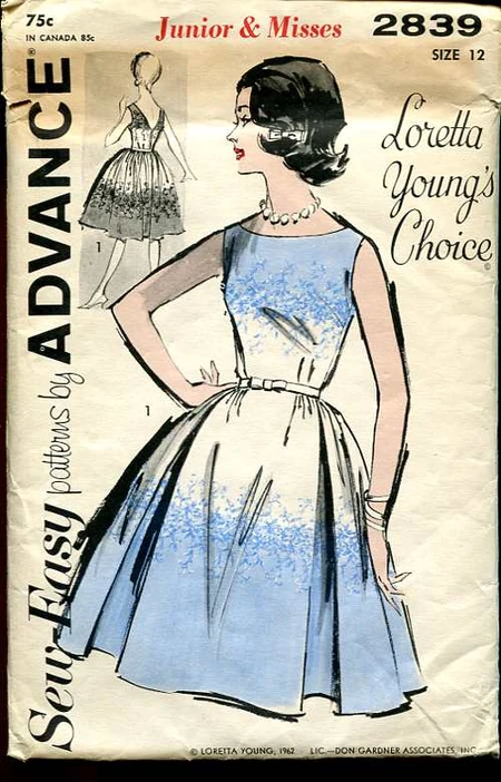 Advance 2839 A | Vintage Sewing Patterns | Fandom
