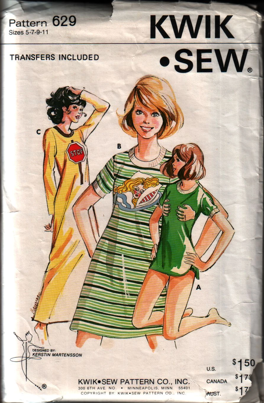 Kwik Sew 629 | Vintage Sewing Patterns | Fandom