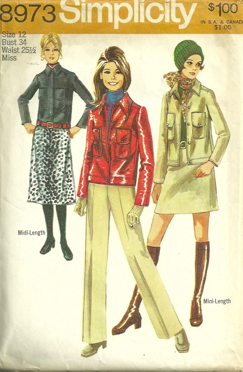 Simplicity 8973 A | Vintage Sewing Patterns | Fandom