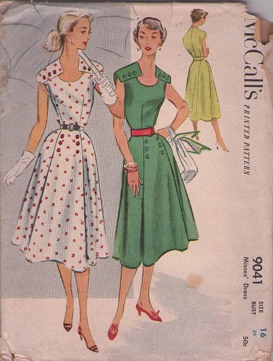 McCall's 9041 | Vintage Sewing Patterns | Fandom