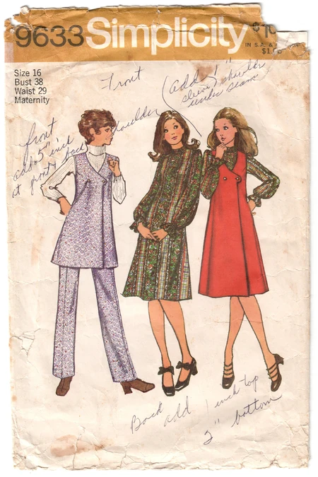 Simplicity 9633 B | Vintage Sewing Patterns | Fandom