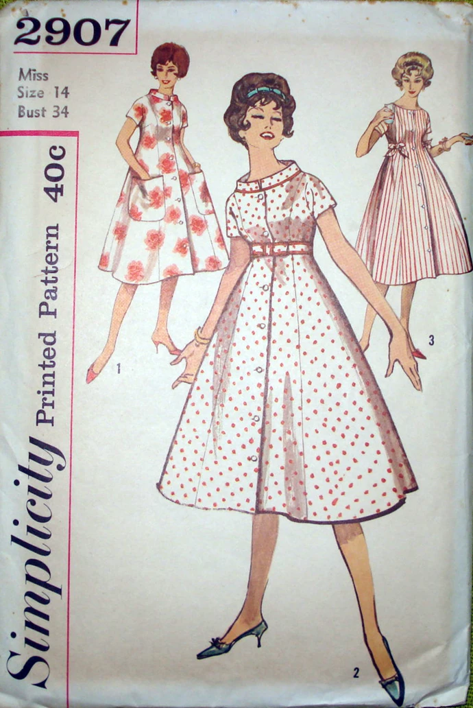 Simplicity 2907 | Vintage Sewing Patterns | Fandom