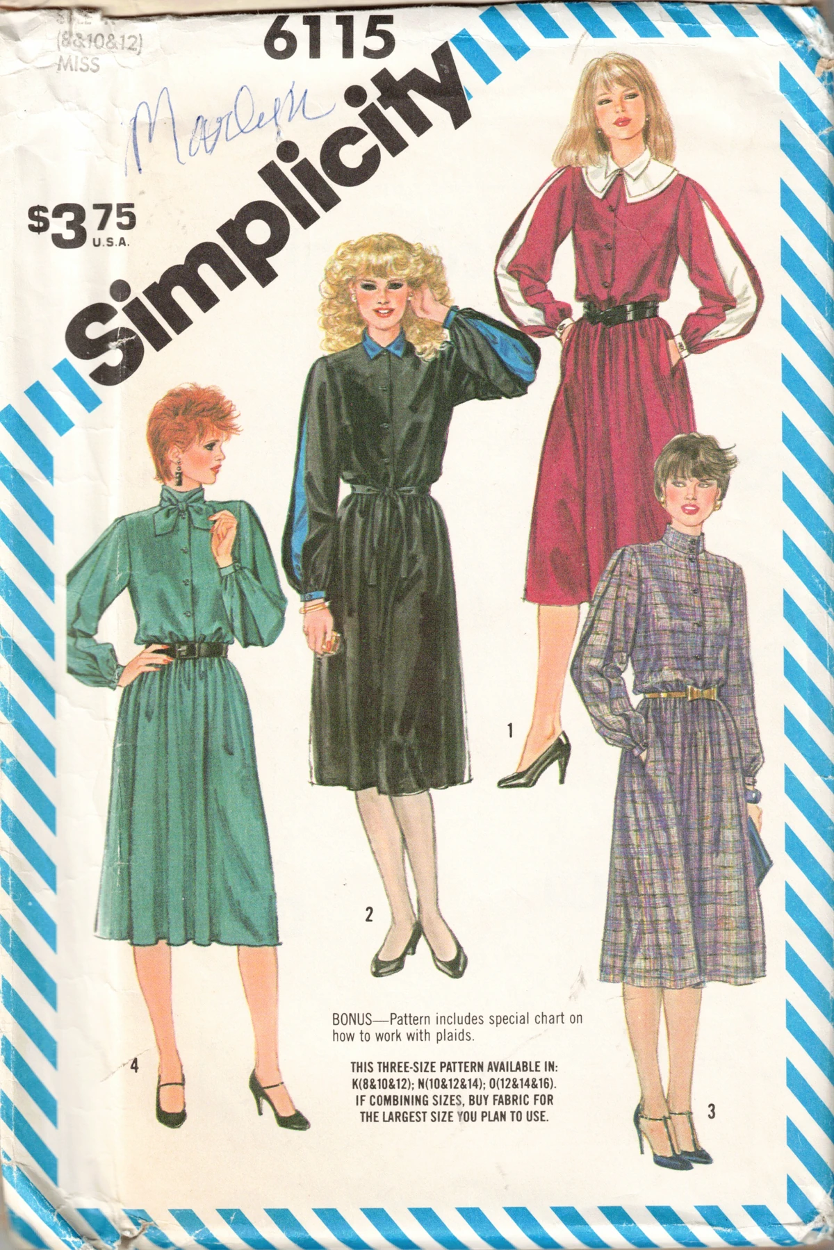 Simplicity 6115 B | Vintage Sewing Patterns | Fandom