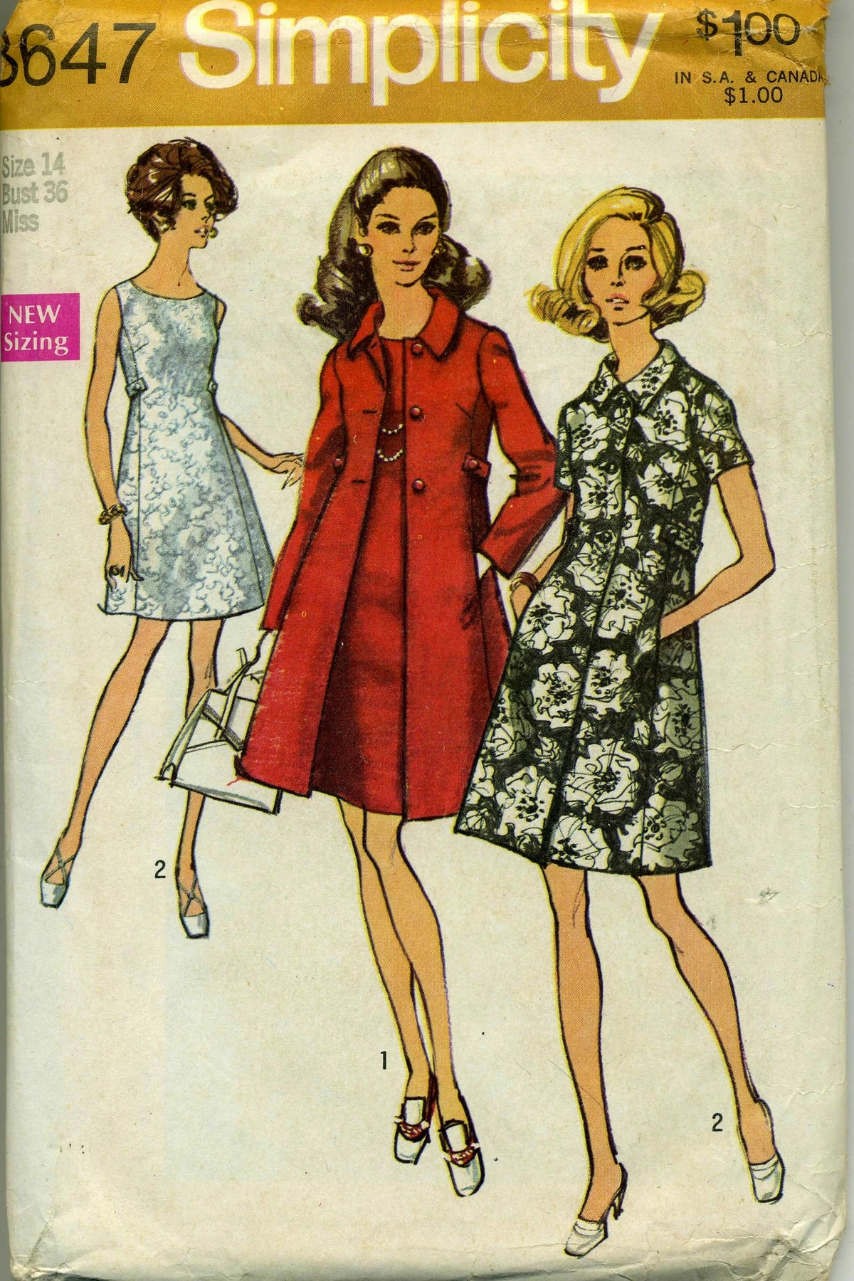 Simplicity 8647 A | Vintage Sewing Patterns | Fandom