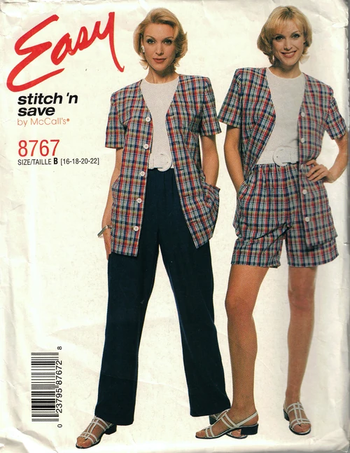 McCall's 8767 B | Vintage Sewing Patterns | Fandom