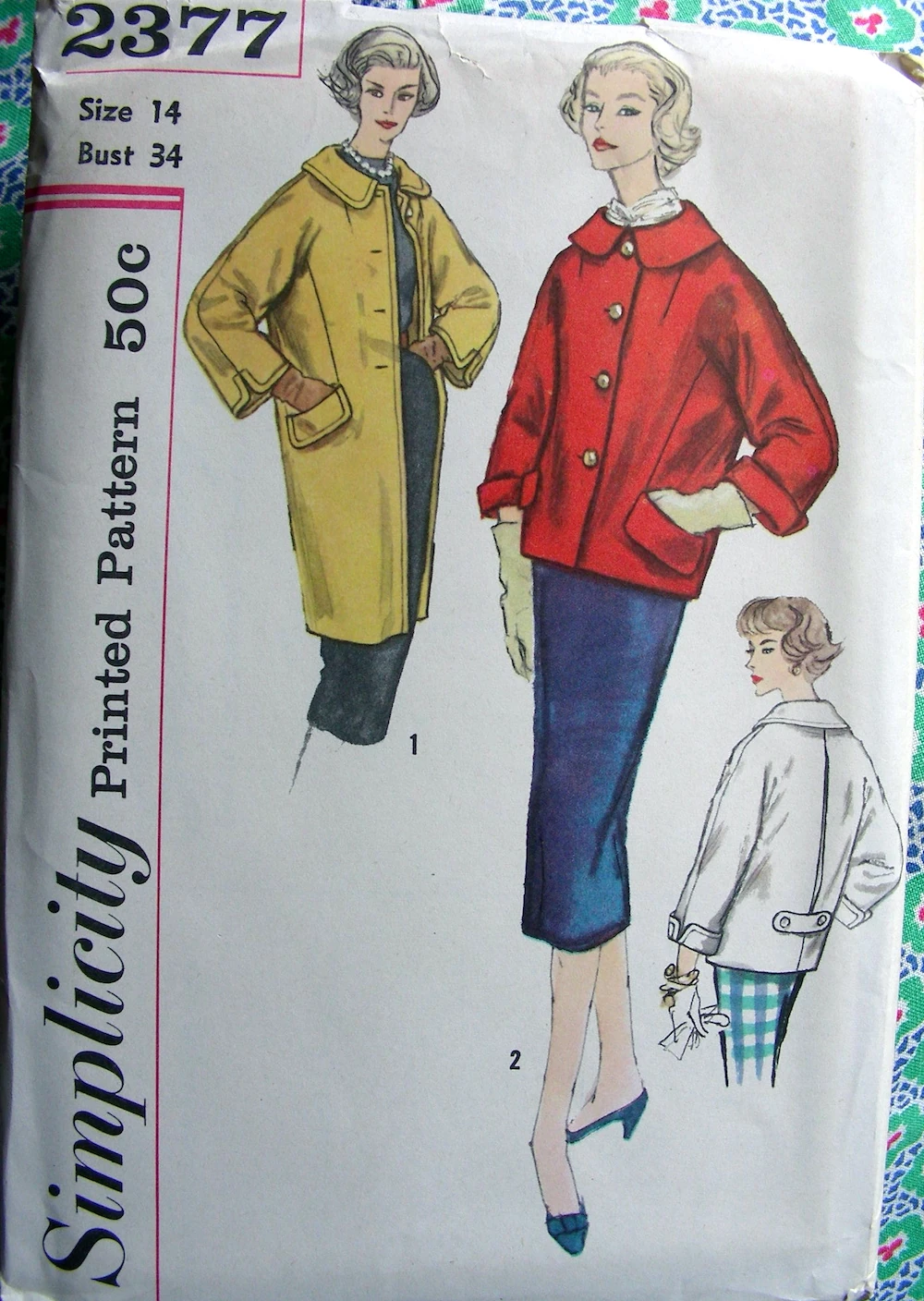 Simplicity 2377 A | Vintage Sewing Patterns | Fandom