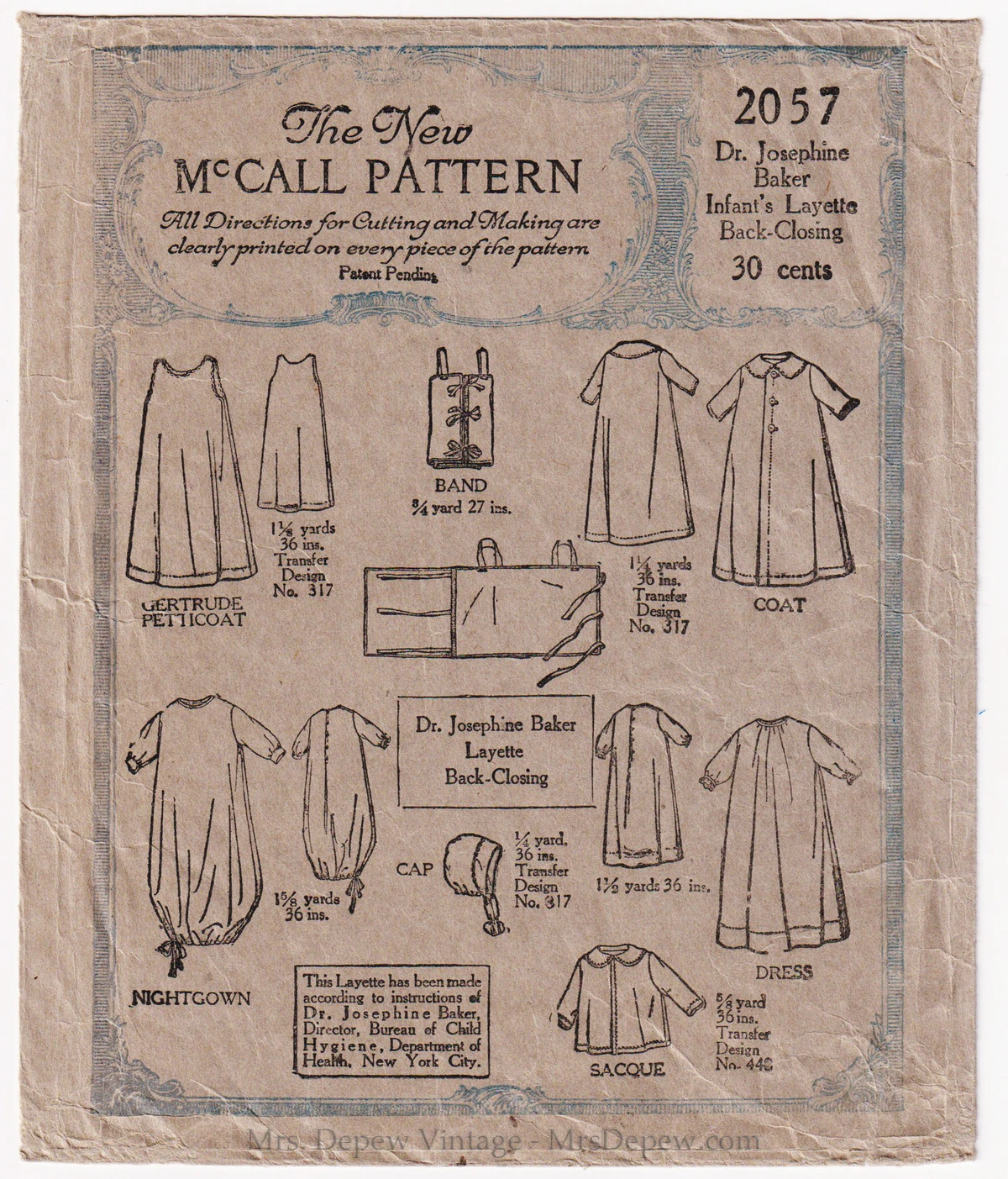 McCall 2057 | Vintage Sewing Patterns | Fandom