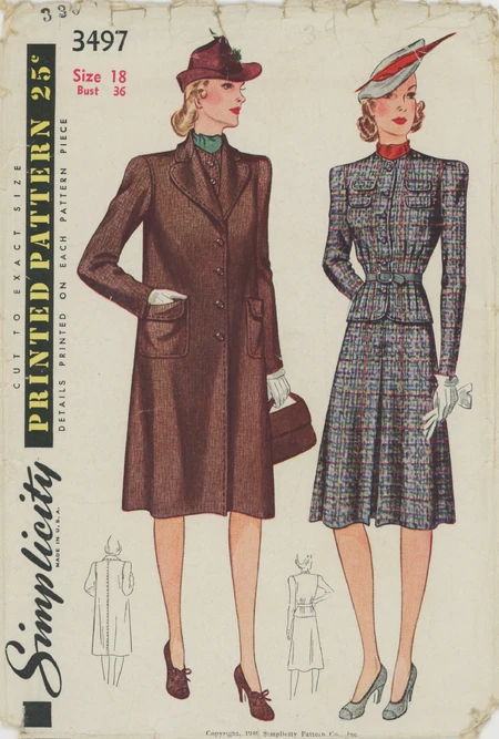 Simplicity 3497 A | Vintage Sewing Patterns | Fandom