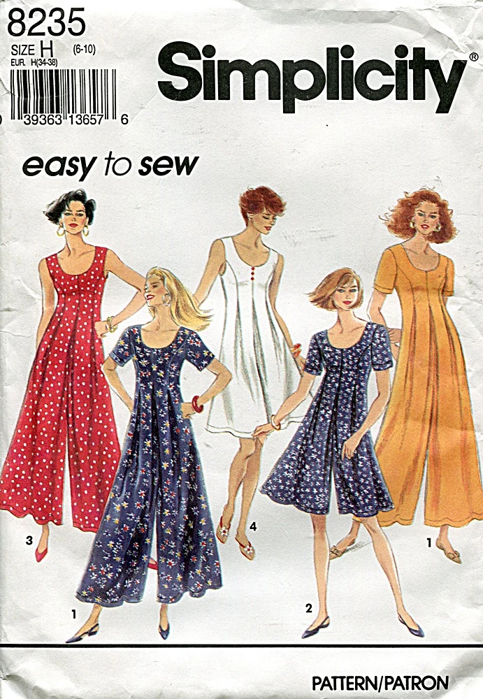 Simplicity 8235 B | Vintage Sewing Patterns | Fandom