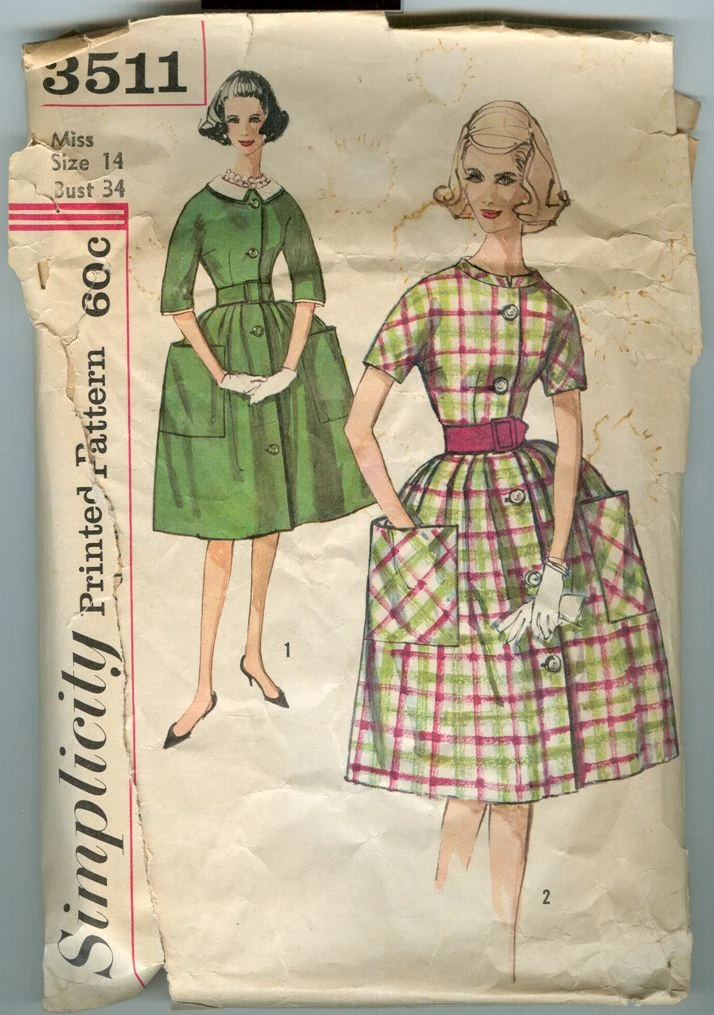 Simplicity 3511 A | Vintage Sewing Patterns | Fandom