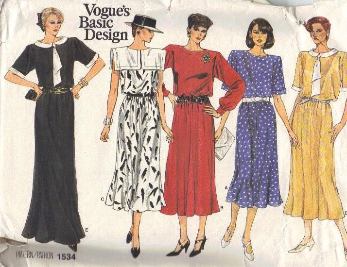Vogue 1534 B | Vintage Sewing Patterns | Fandom