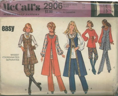 McCall's 2906 A | Vintage Sewing Patterns | Fandom