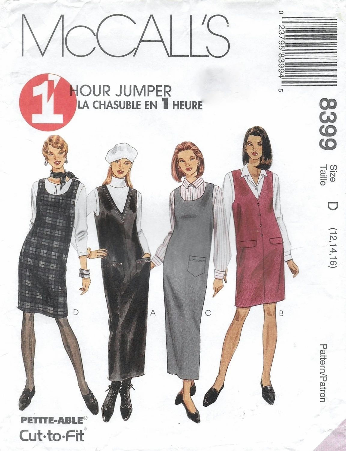 McCall's 8399 B | Vintage Sewing Patterns | Fandom