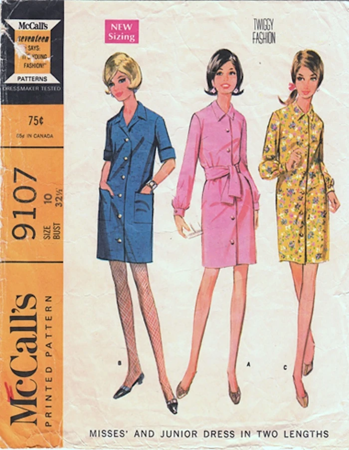 McCall's 9107 | Vintage Sewing Patterns | Fandom
