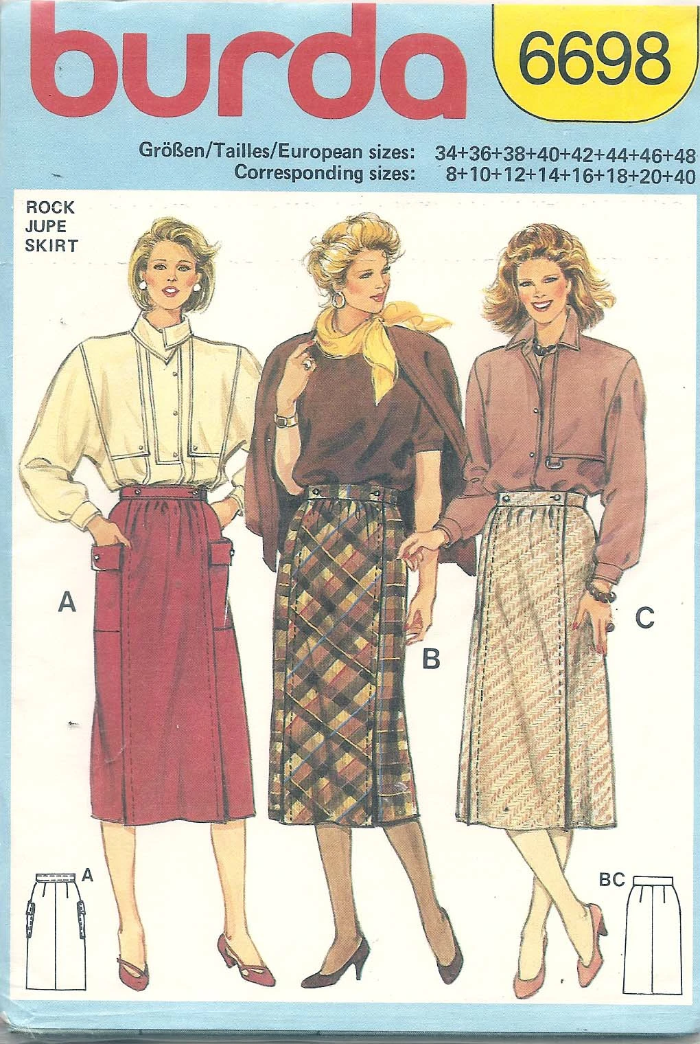 Burda 6698 | Vintage Sewing Patterns | Fandom