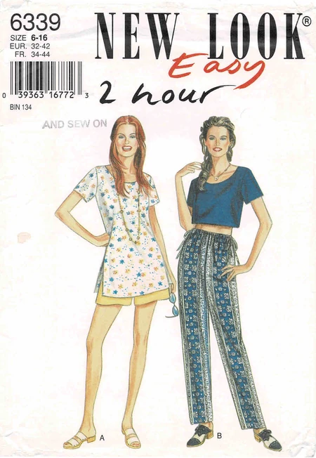 New Look 6339 B | Vintage Sewing Patterns | Fandom