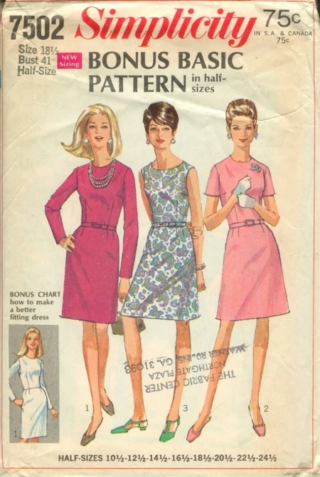 Simplicity 7502 | Vintage Sewing Patterns | Fandom