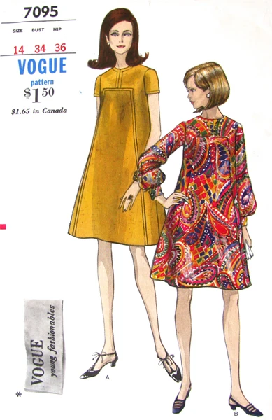 Vogue 7095 A | Vintage Sewing Patterns | Fandom