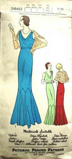 Pictorial Review 5860 | Vintage Sewing Patterns | Fandom