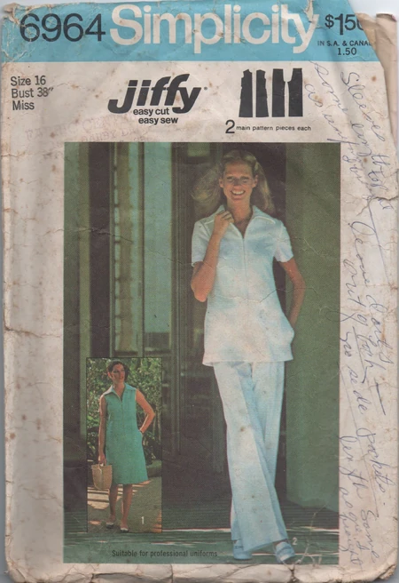 Simplicity 6964 A | Vintage Sewing Patterns | Fandom
