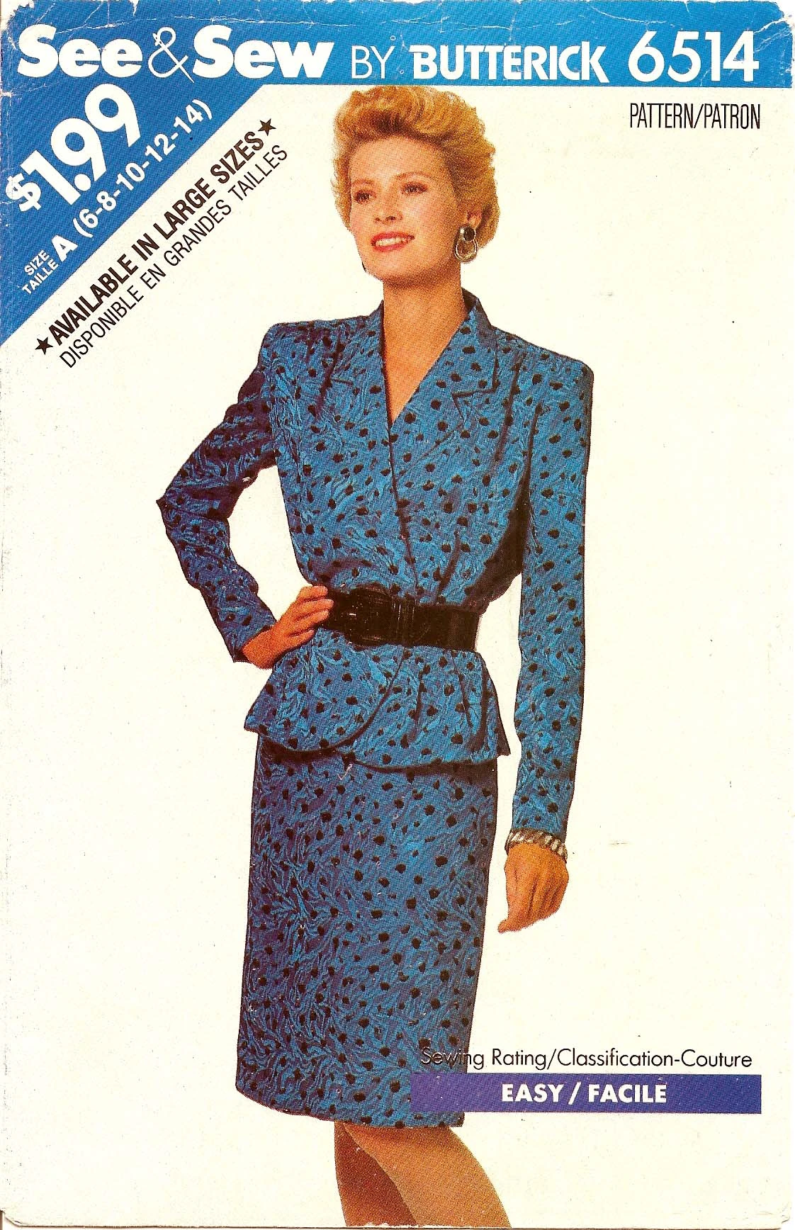 Butterick 6514 A | Vintage Sewing Patterns | Fandom