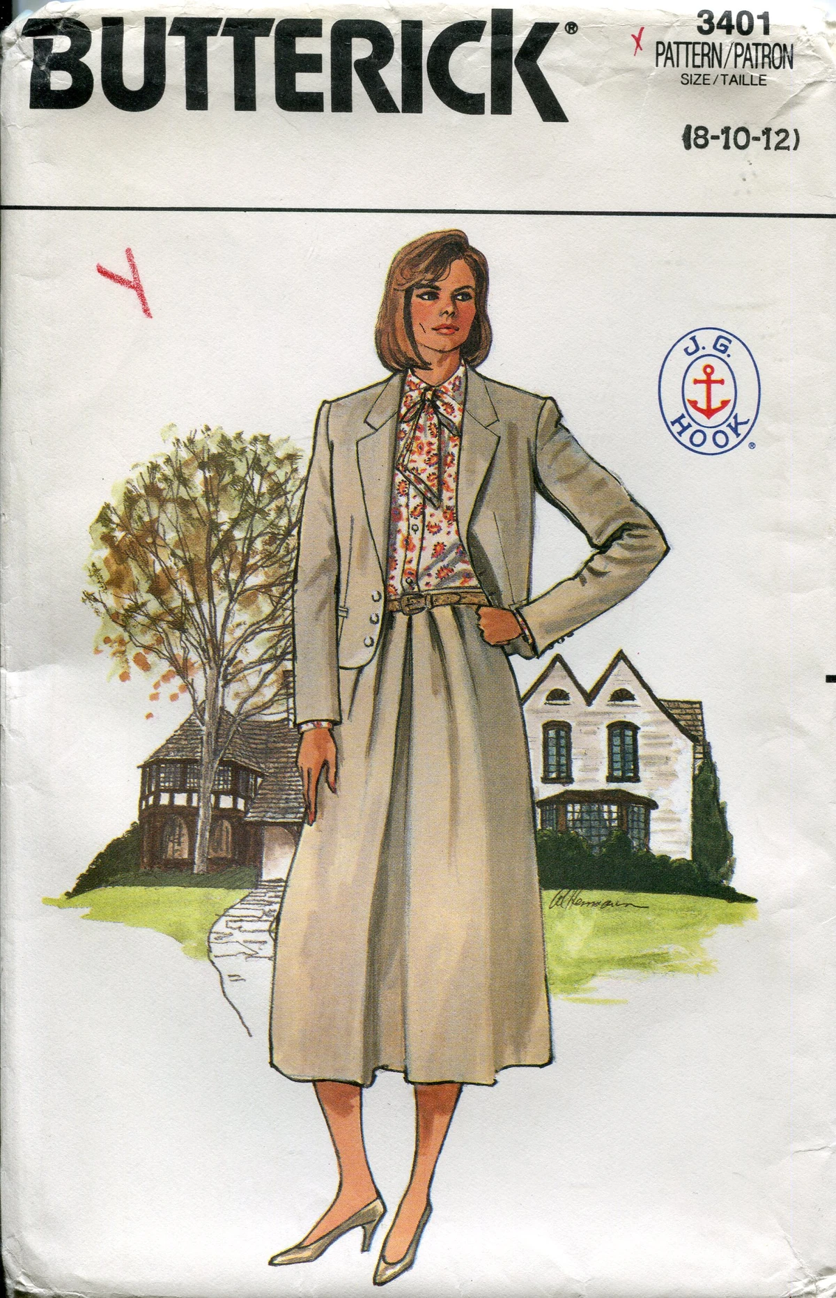 Butterick 3401 A | Vintage Sewing Patterns | Fandom