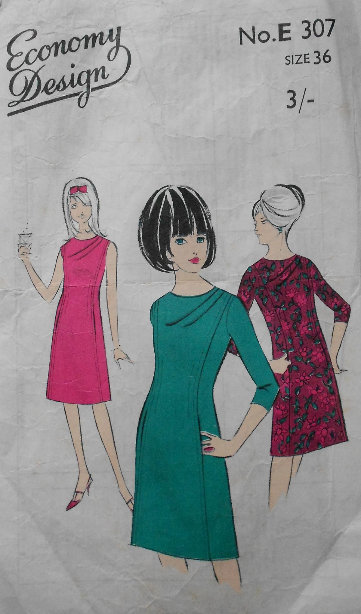Economy Design E307 | Vintage Sewing Patterns | Fandom