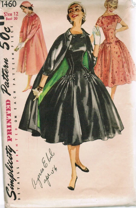 Simplicity 1460 | Vintage Sewing Patterns | Fandom