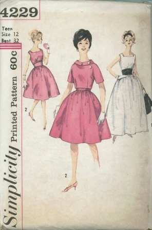 Simplicity 4229 A | Vintage Sewing Patterns | Fandom