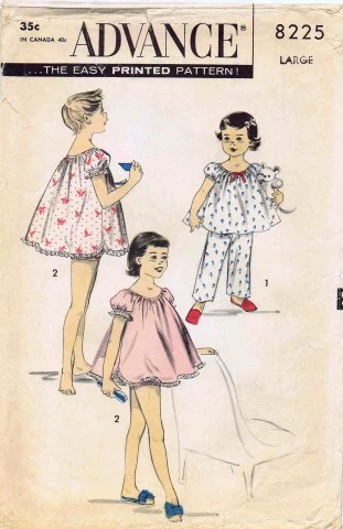 Advance 8225 | Vintage Sewing Patterns | Fandom