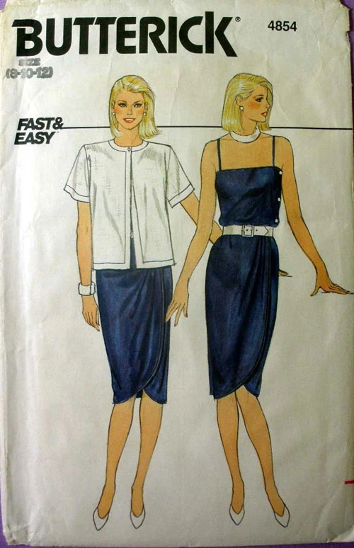 Butterick 4854 C | Vintage Sewing Patterns | Fandom