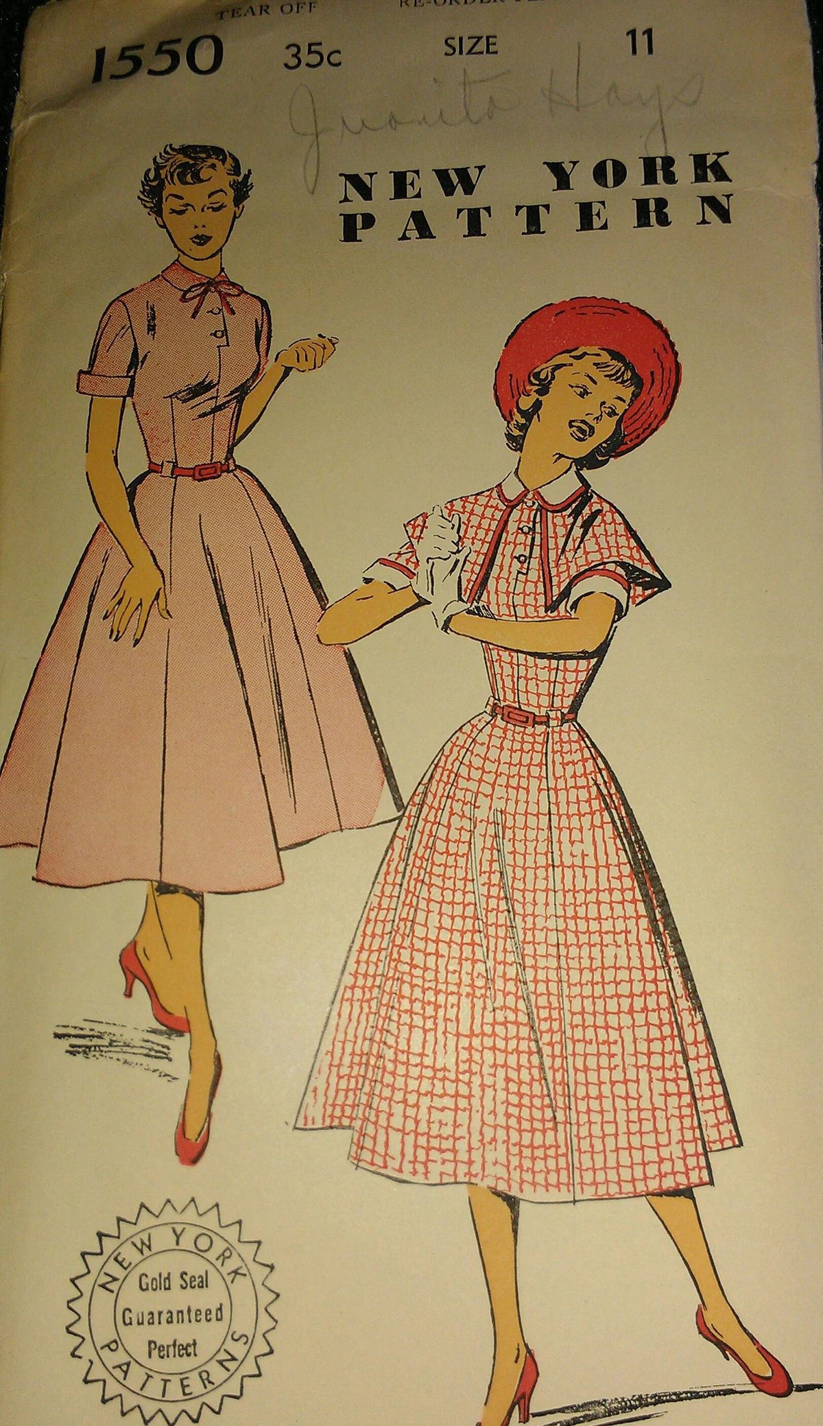 New York 1550 | Vintage Sewing Patterns | Fandom